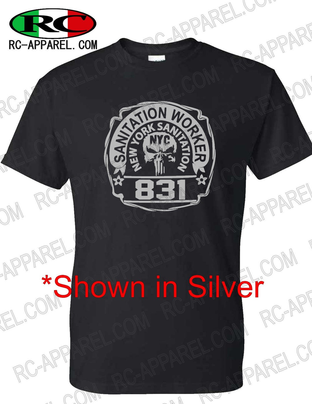 DSNY New York City Sanitation Badge T-shirt , DSNY Sanitation, Custom ...