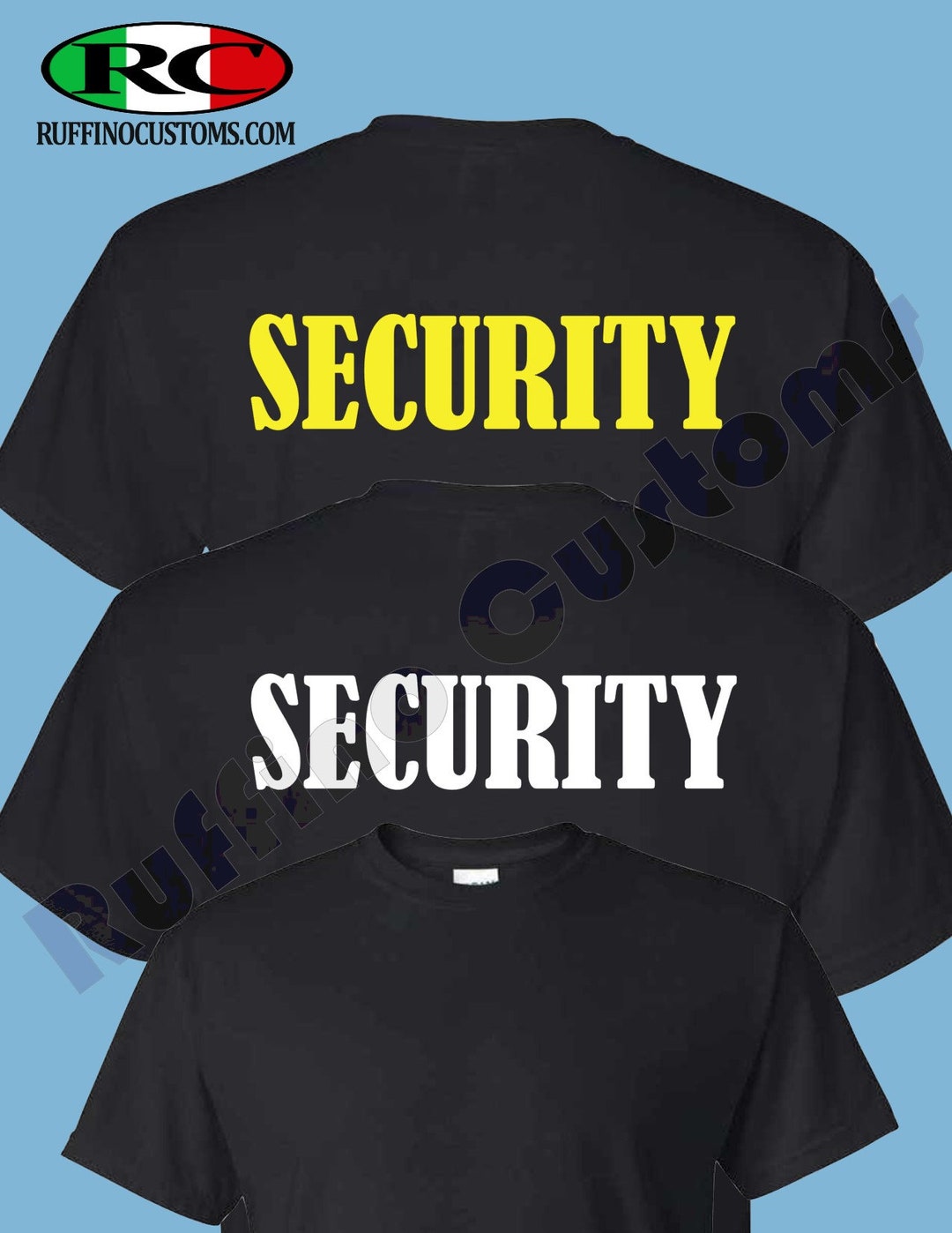Security Shirts, Security Guard T-shirts - Etsy