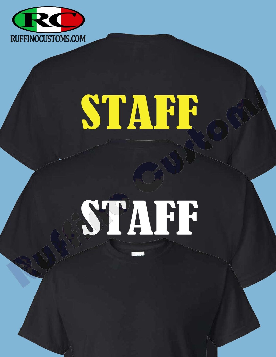 STAFF T-shirt Event Staff Shirt Staff Shirt Camp Staff T - Etsy