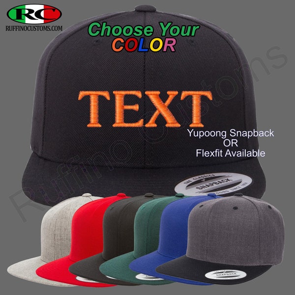 Custom Snapback Hat - Etsy