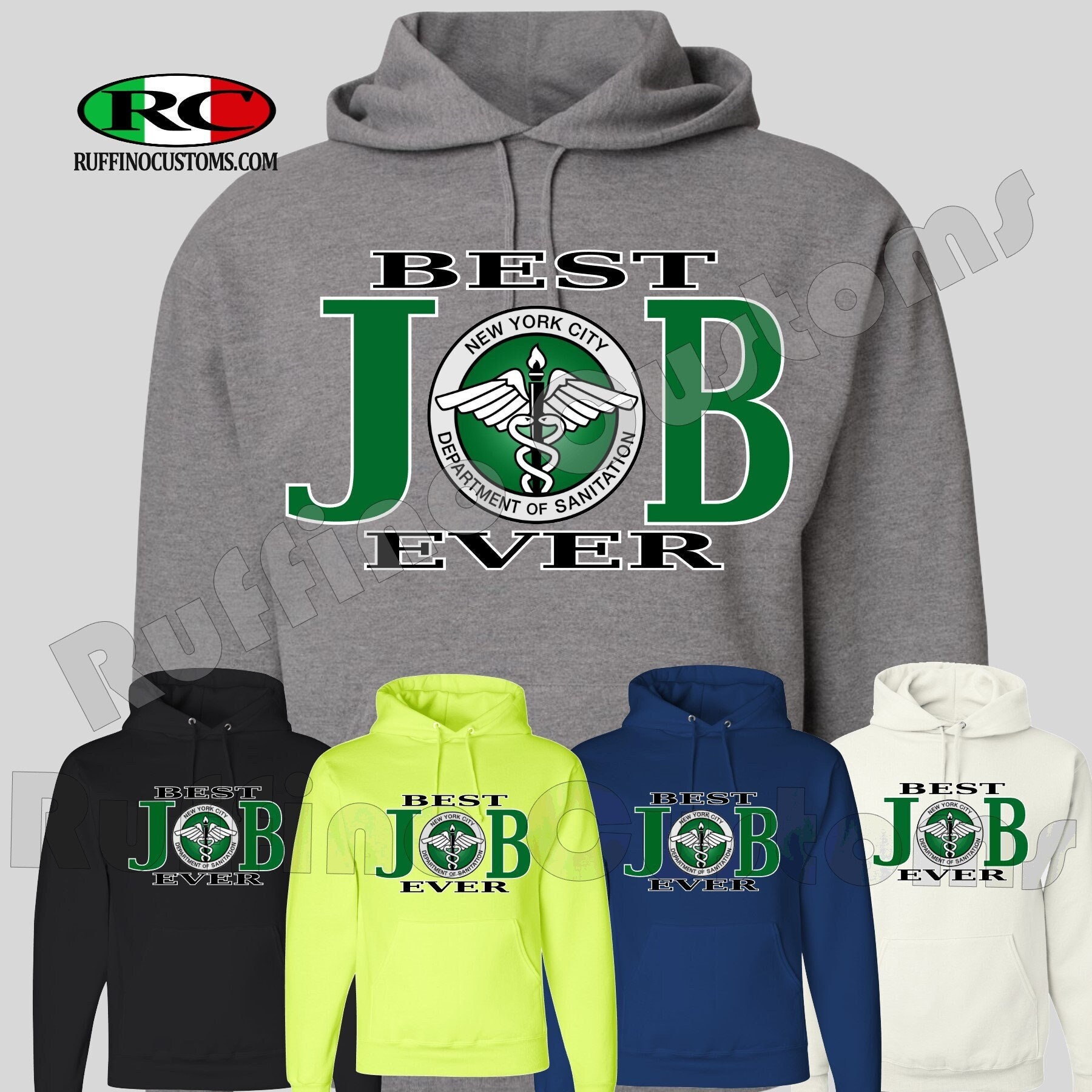 DSNY Best Job Ever Hoodie New York City Sanitation, Gifts New*** - Etsy