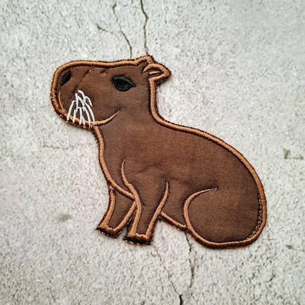 Capybara Embroidery Patch - Etsy