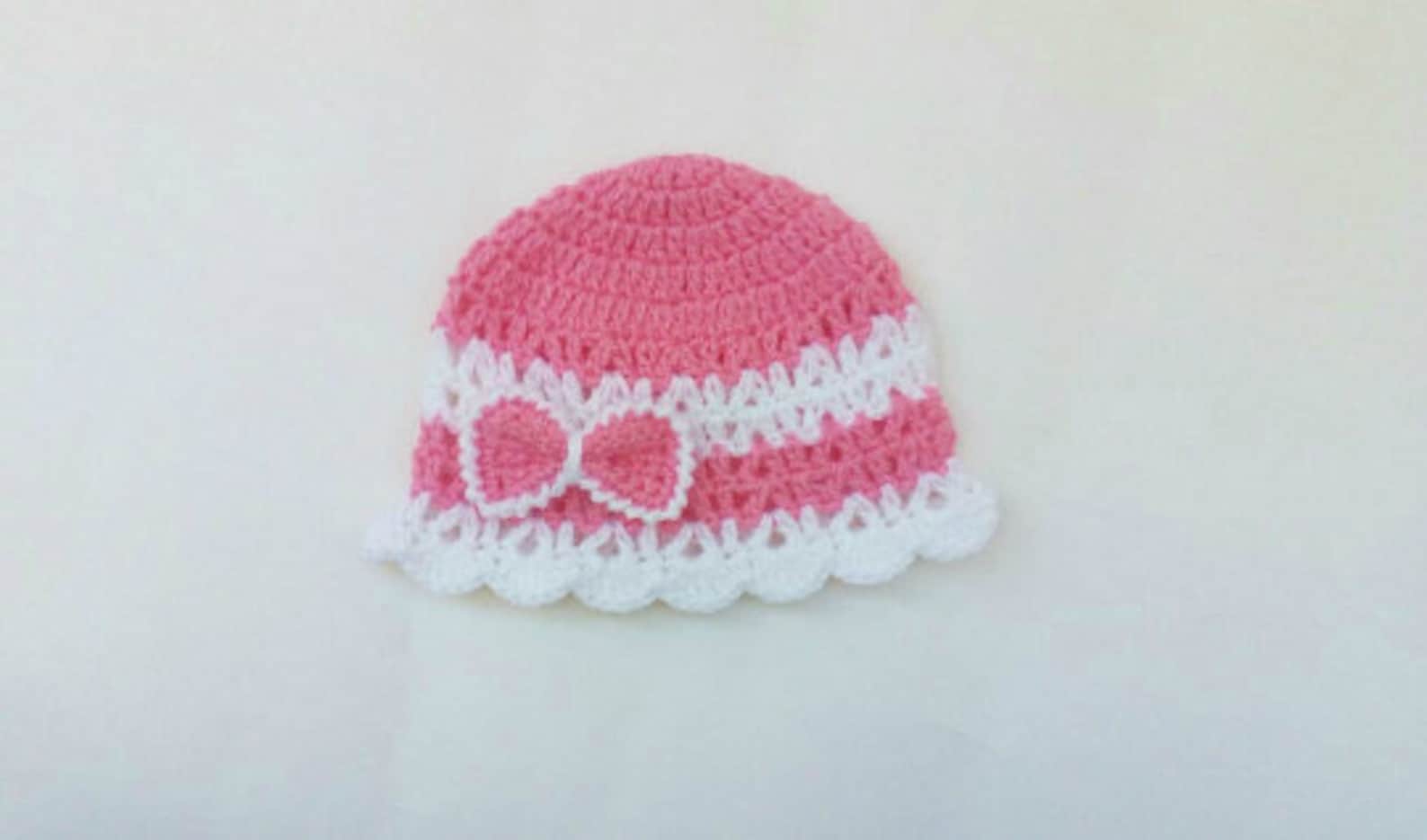 Crochet Pattern Crochet Baby Girl Hat Pattern Crochet Baby - Etsy