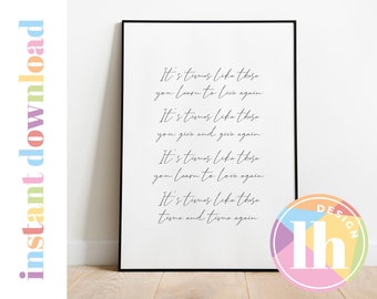 Times Like These Foo Fighters - Etsy