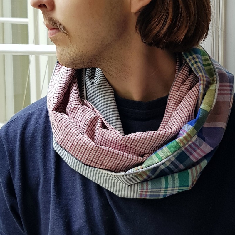 Upcycled Scarf - Etsy