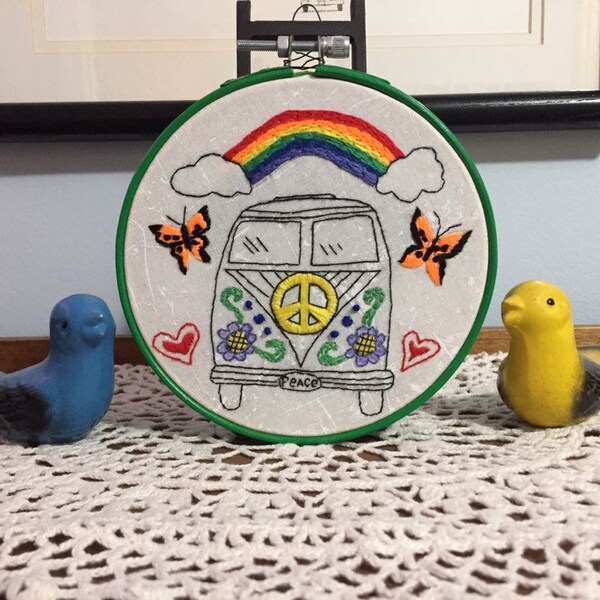 Vw Bus Embroidery - Etsy