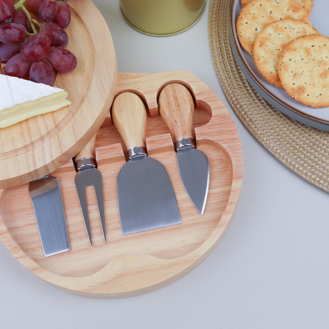 Personalised Cheese Board Set Great Christmas Gift Idea for a | Etsy