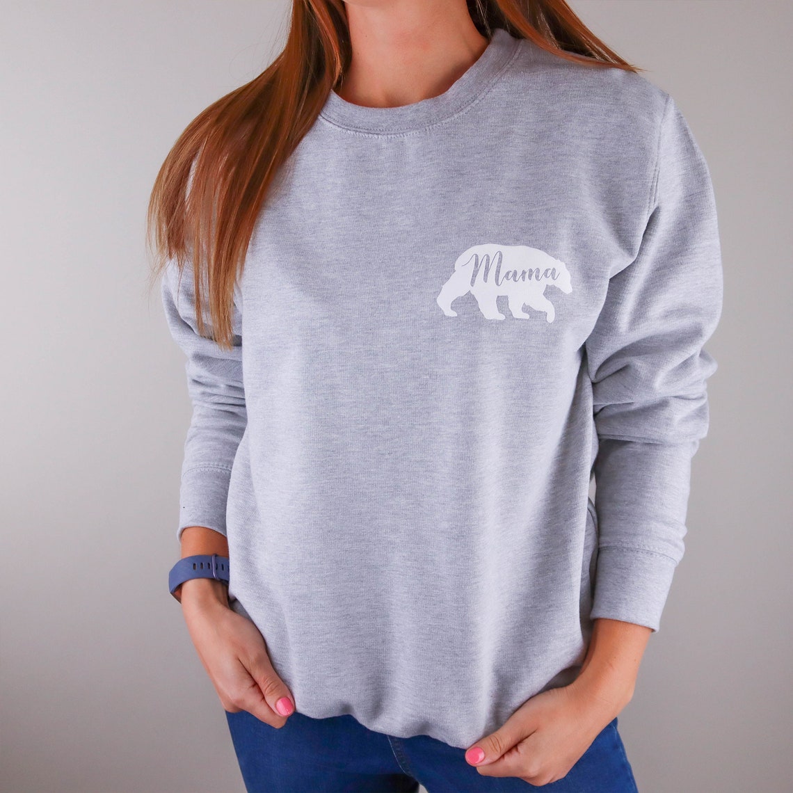 Mama Bear Sweatshirt Sweater Fashion Jumper Top for Mum - Etsy