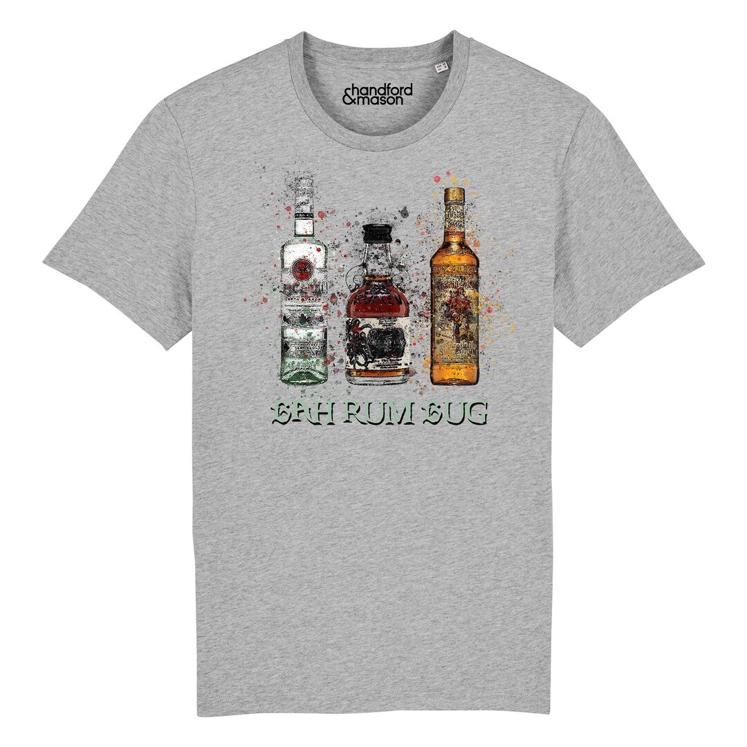 Bah Rum Bug Funny Christmas Pyjama Top Xmas T-shirt Pj Sets Family ...