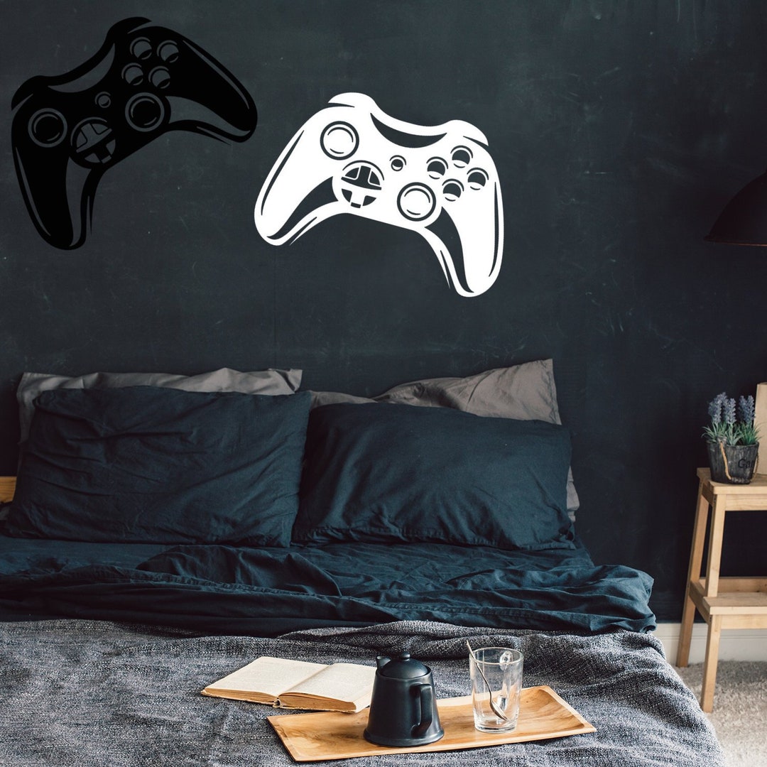 Game Controller Vinyl Wall Sticker Home Decor, Gamer Gift - Etsy