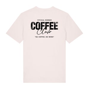 Coffee Club Graphic Tee / Unisex Caffeine Junkie Cool T-shirt / Unique ...