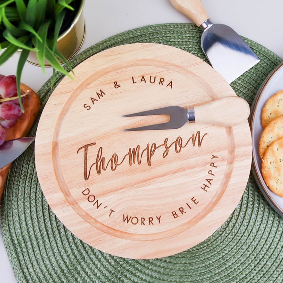 Personalised Cheese Board Set Great Christmas Gift Idea for a | Etsy