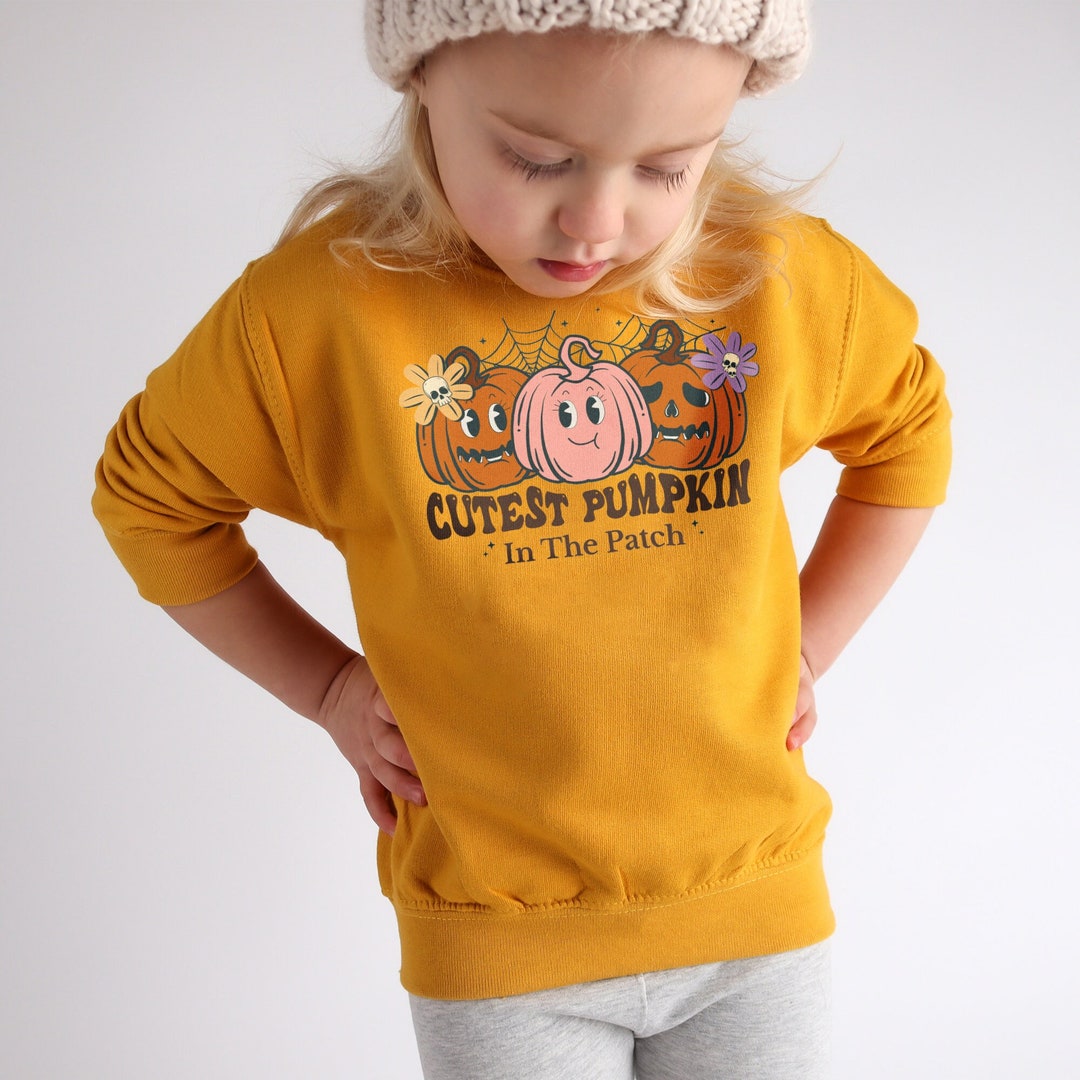 The Cutest Pumpkin in the Patch Halloween Jumper Sweater Childrens ...