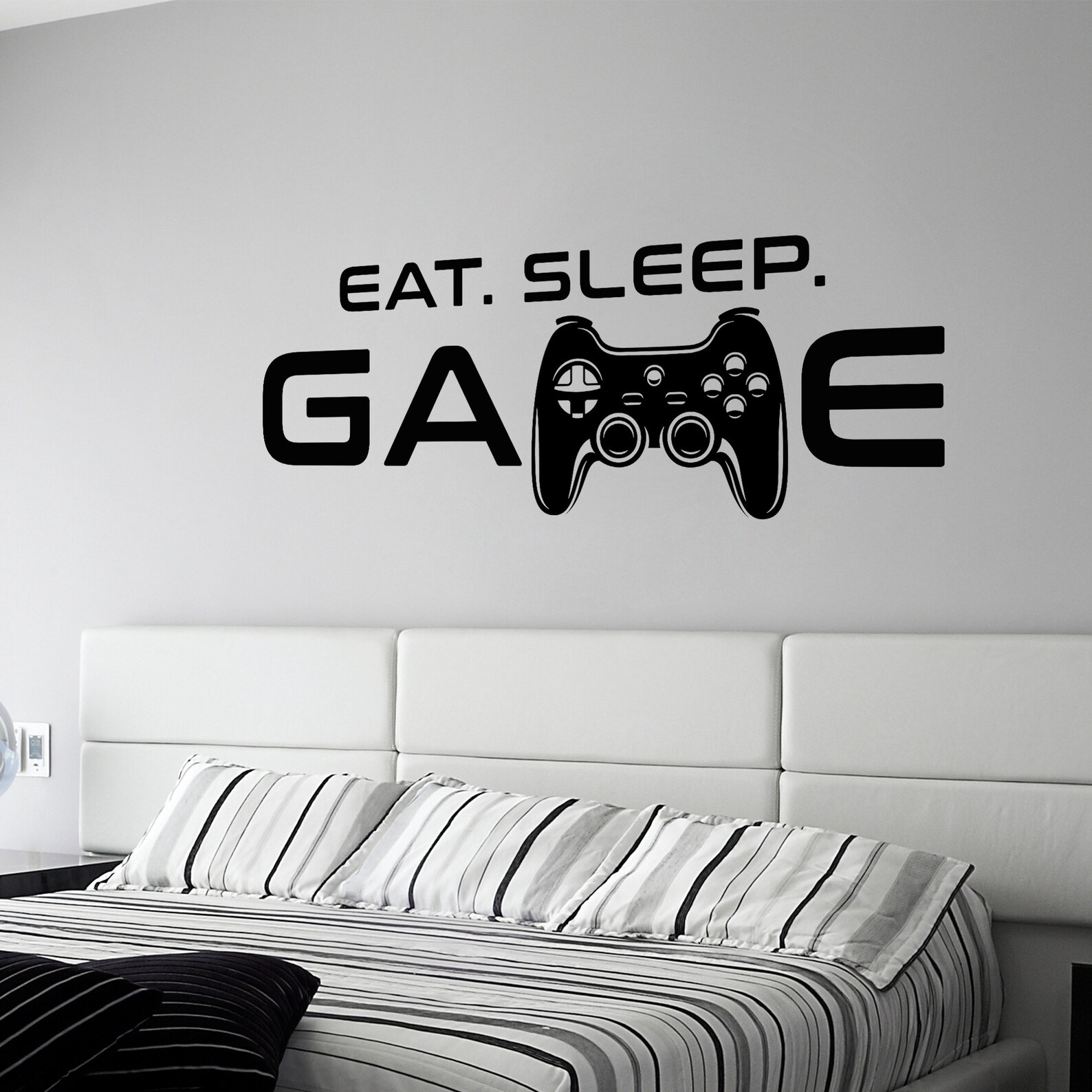Eat Sleep Game Vinyl Wall Sticker Wall Print Wall Decal | Etsy