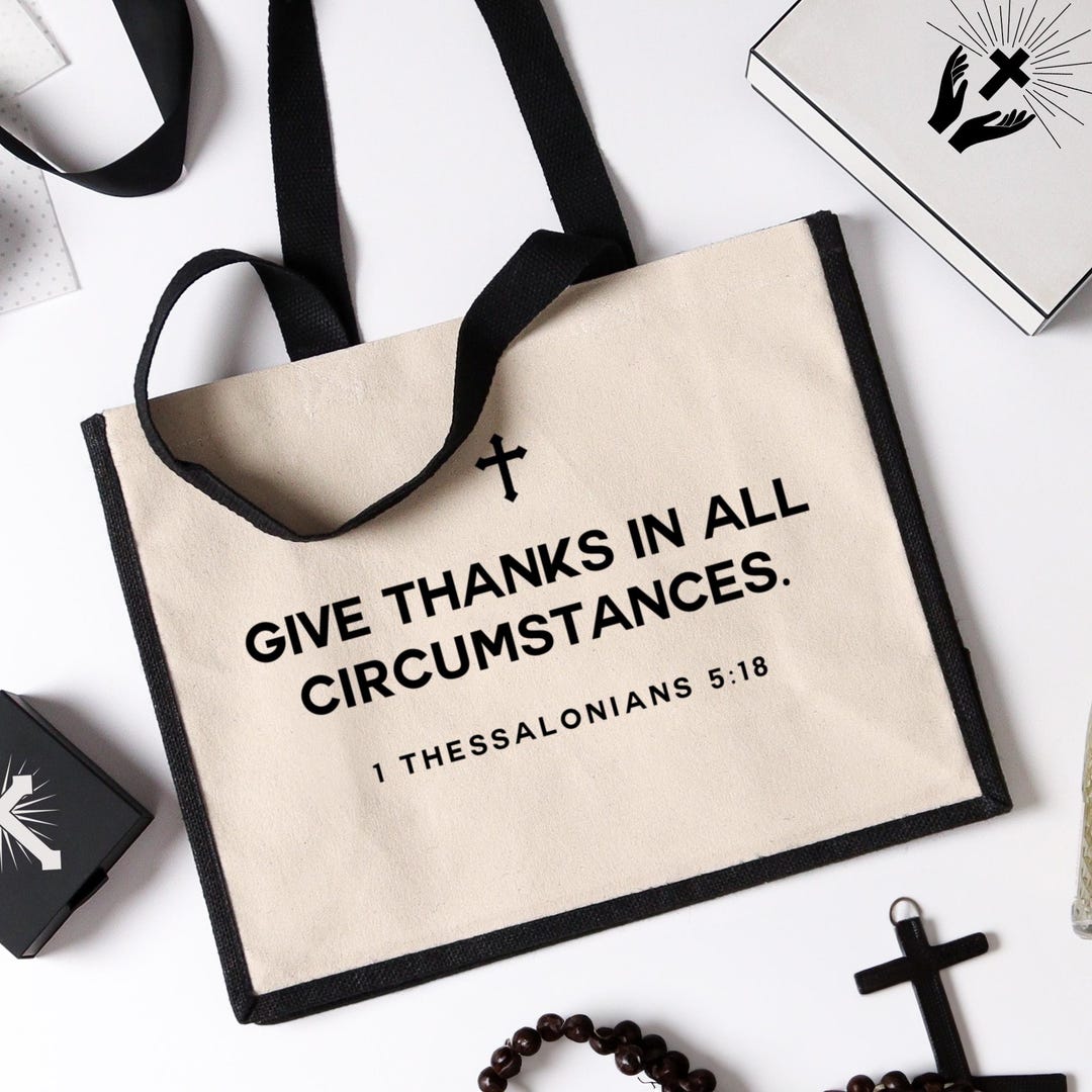 Inspirational Bible Verse Tote Bag – Carry Faith With You - Etsy