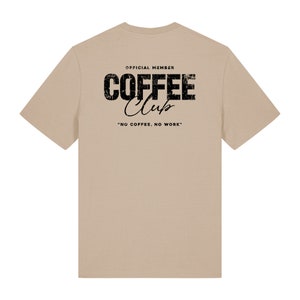 Coffee Club Graphic Tee / Unisex Caffeine Junkie Cool T-shirt / Unique ...