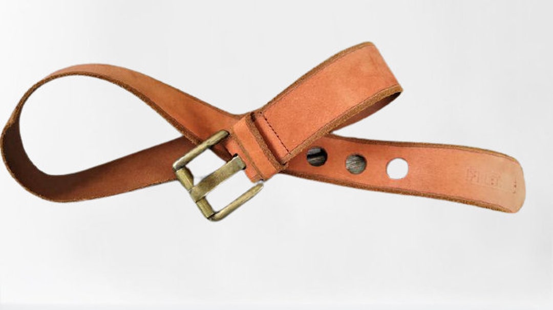Brown Belt Leather Firetrap Vintage Size L Made in UK - Etsy New Zealand