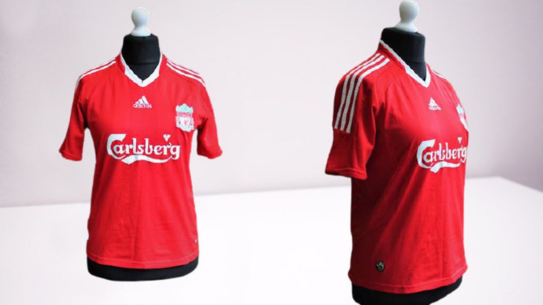 Red Vintage Top T Shirt ADIDAS Tees Liverpool Football Sportswear ...