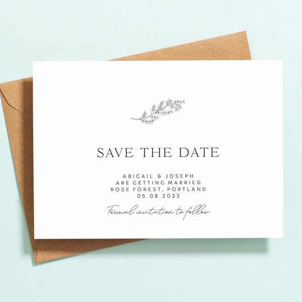Small Save the Date Cards - Etsy