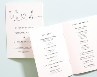 Order of Service - Etsy