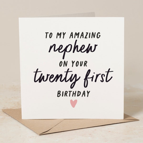 21st Birthday Cards - Etsy