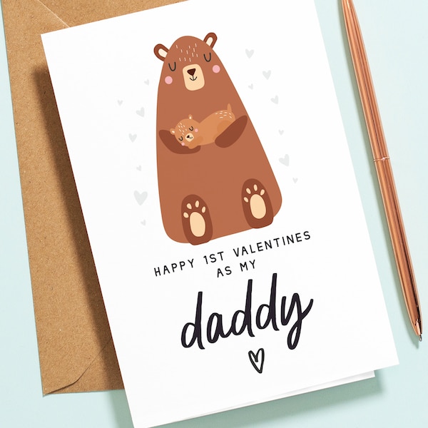 Daddy Valentine Card - Etsy