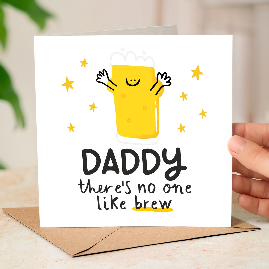 Daddy Birthday Card, Funny Fathers Day Card for Daddy, Funny Dad Card ...