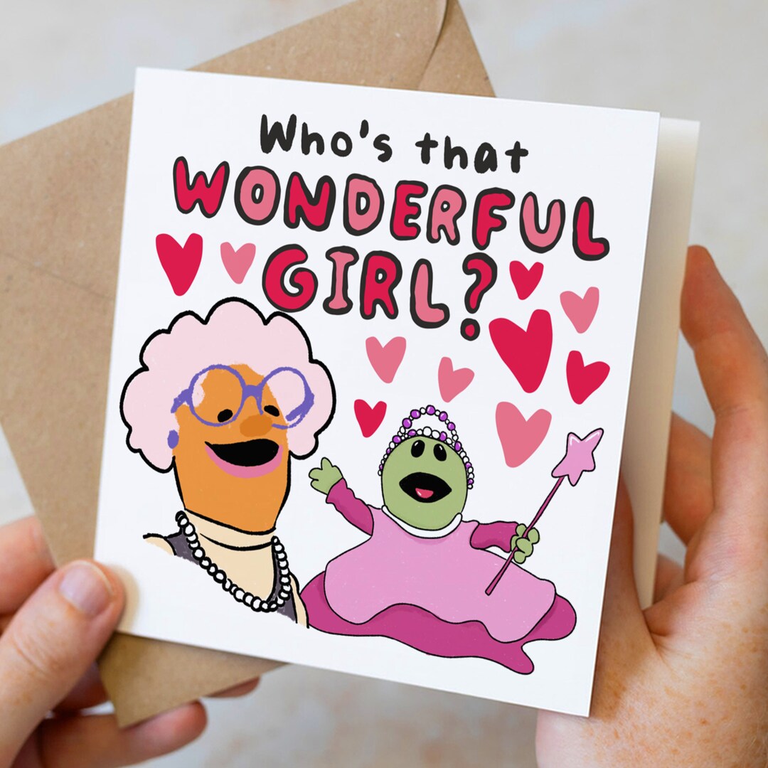 Funny Girlfriend Nanalan Card, Birthday Card for Her, Nanalan ...