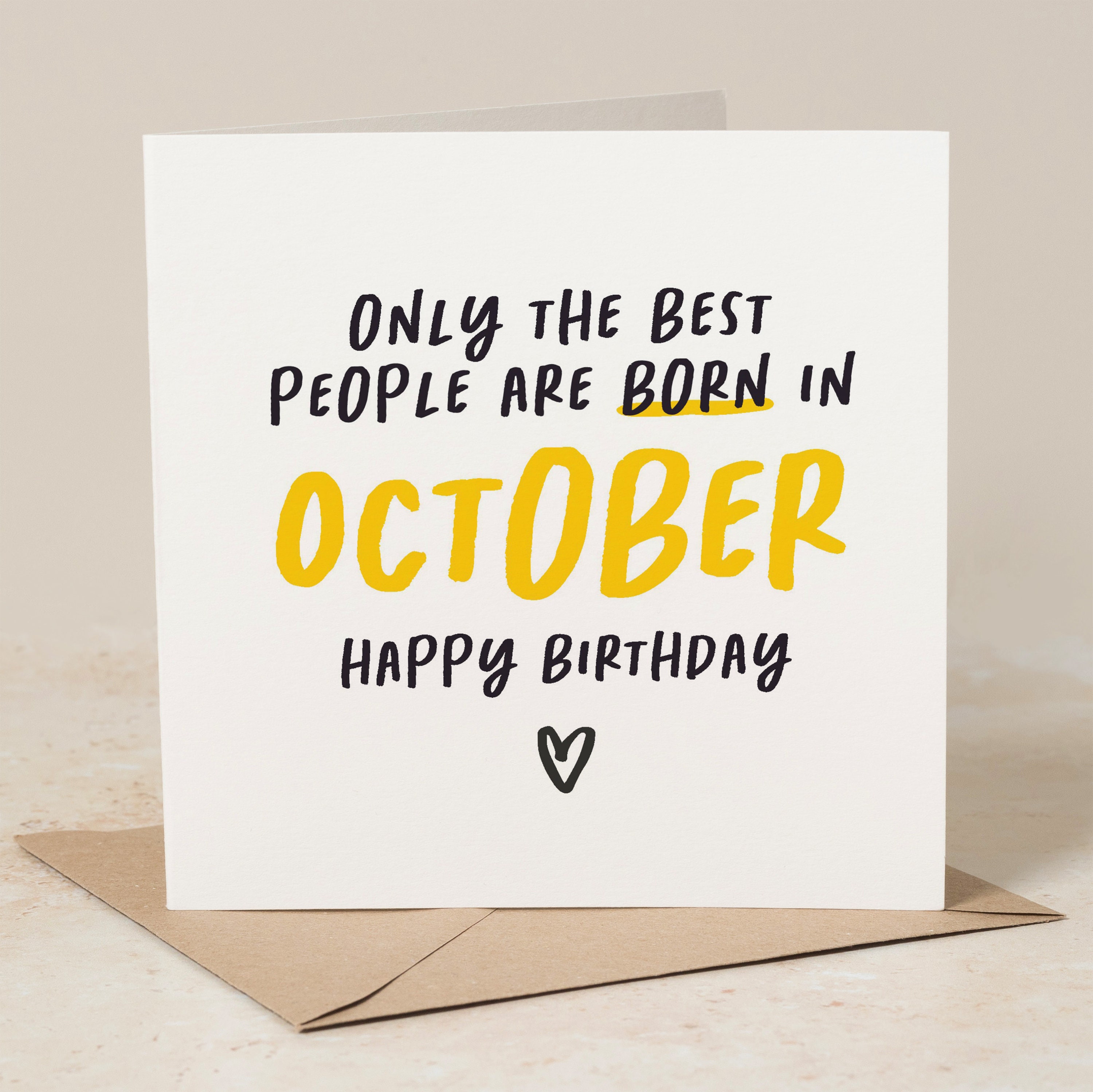 October Happy Birthday