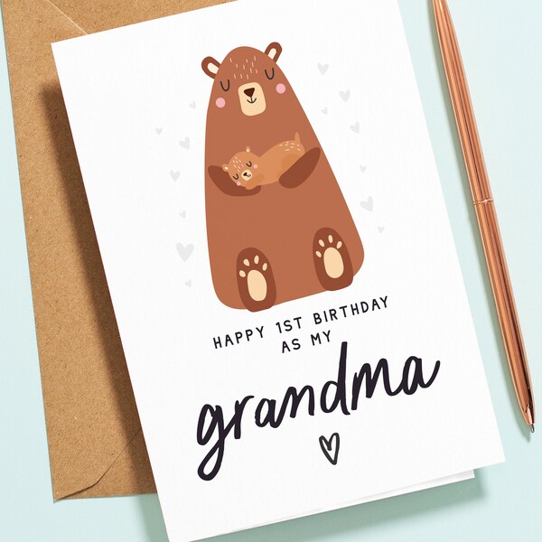 Grandmother Card - Etsy
