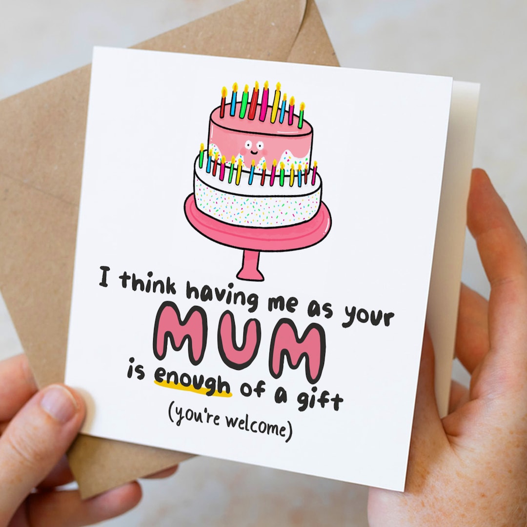 Funny Daughter Birthday Card, Birthday Card for Her, Joke Birthday Card ...