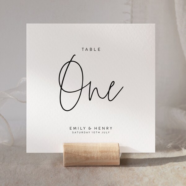 Table Name Signs - Etsy UK