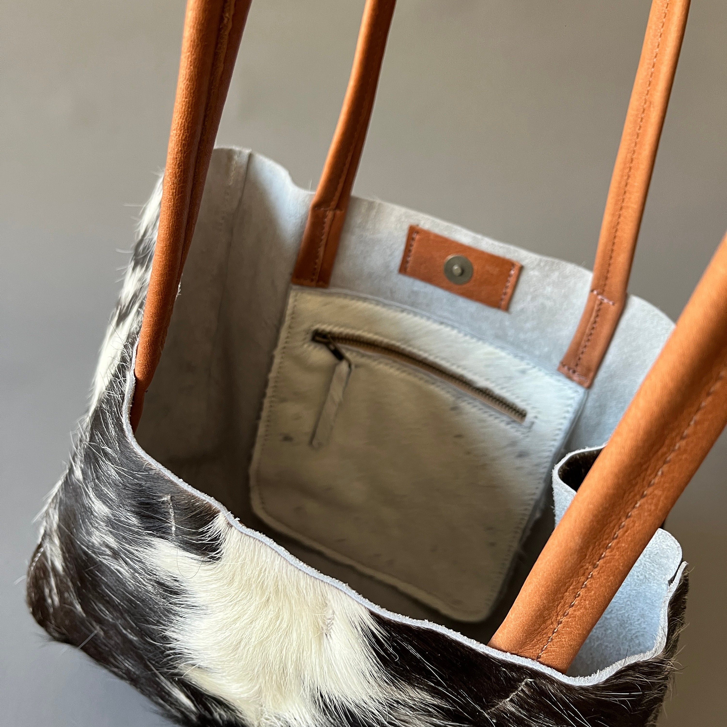 Cowhide Purse, Cowhide Tote Bag, Cow Fur Bag, Cowhide Shoulder Bag ...