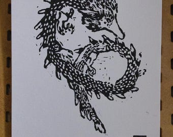 The Legend of Zelda Mastersword - Lino Print - 100% Selfmade - Etsy