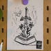 The Legend of Zelda Mastersword - Lino Print - 100% Selfmade - Etsy