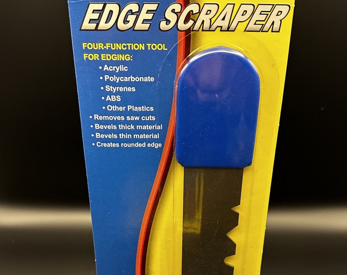 Edge Scraper for Plastics Remove Saw Cuts Bevel Thick & Thin Materials ...