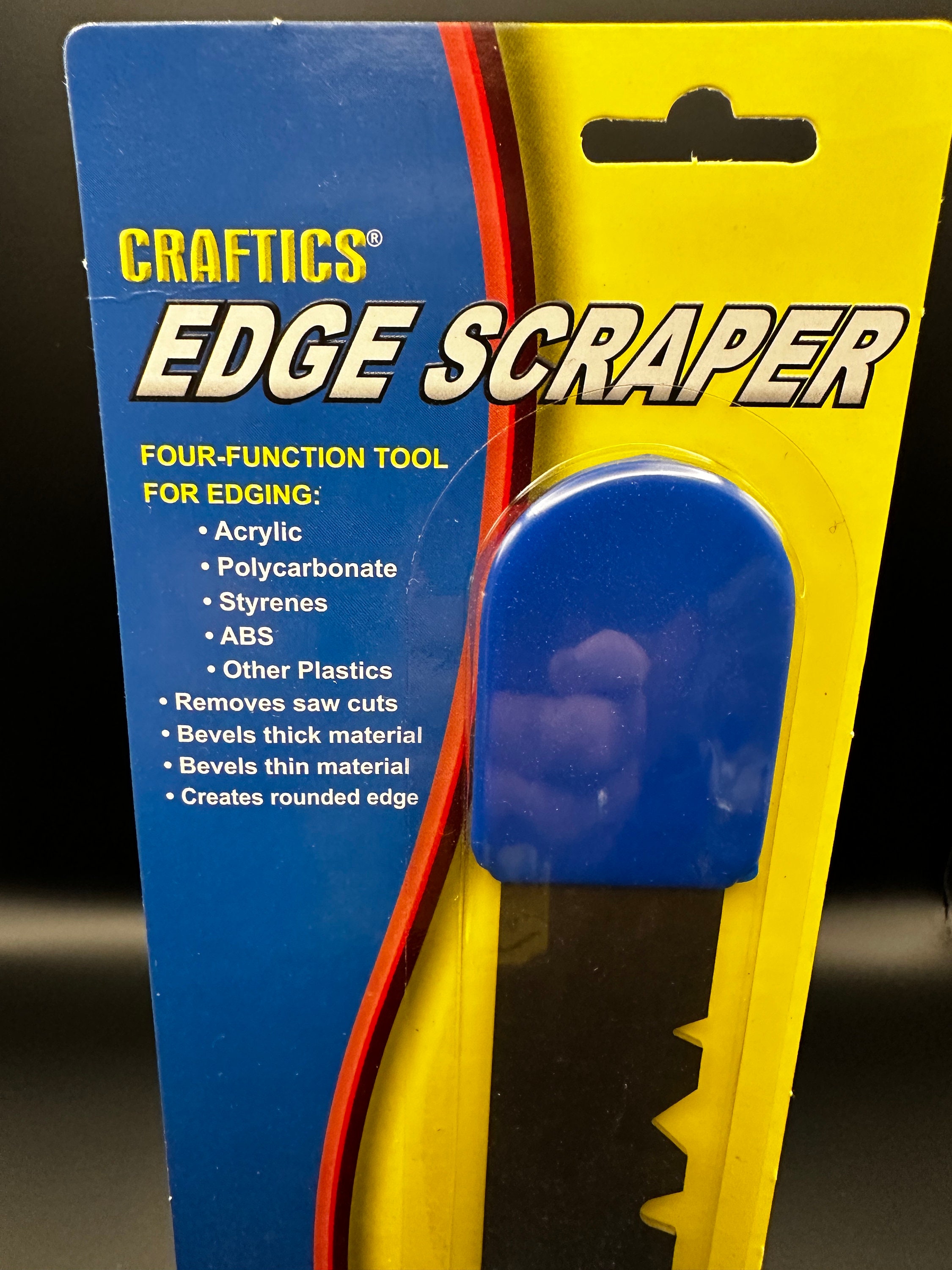 Edge Scraper for Plastics - Remove Saw Cuts - Bevel Thick & Thin ...