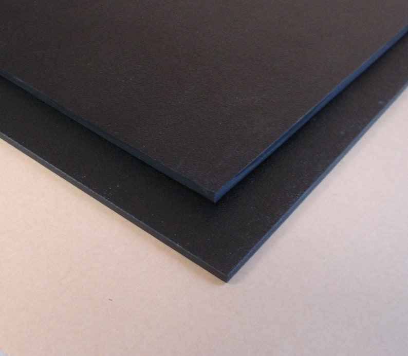 Black ABS Plastic Sheet - Custom Cut, Fabrication, Machinable - Etsy