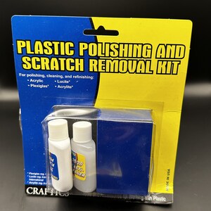 Plastic Polishing and Scratch Removal Kit- Acrylic - Plexiglass ...