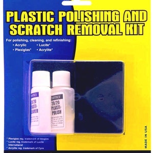 Plastic Polishing and Scratch Removal Kit- Acrylic - Plexiglass ...