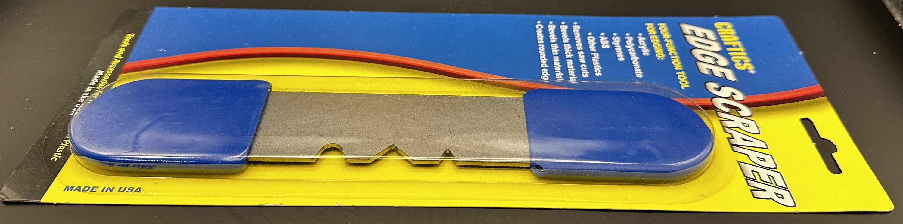 Edge Scraper for Plastics - Remove Saw Cuts - Bevel Thick & Thin ...