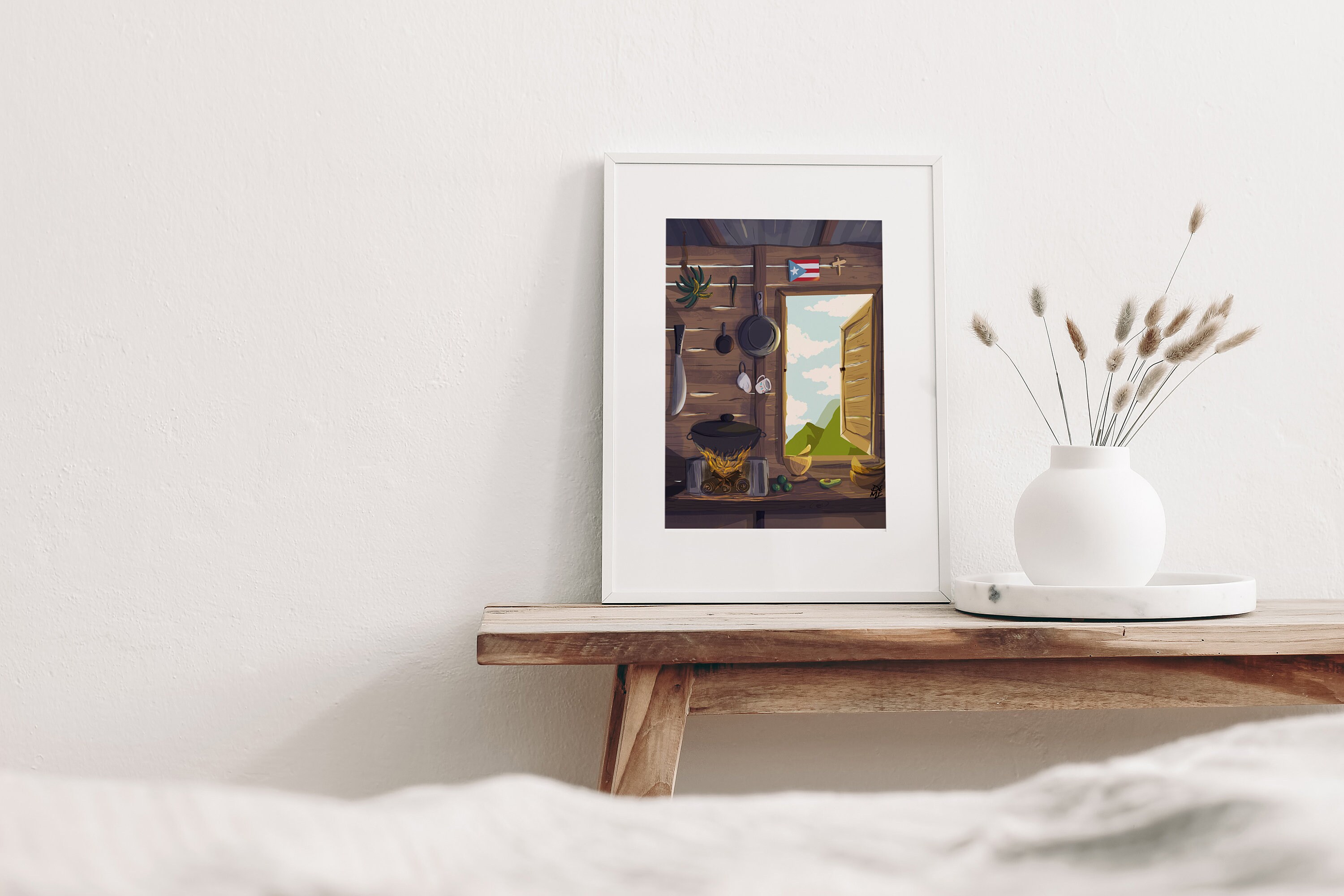 Fogon Puertorriqueño, Puerto Rico Wall Art, Puerto Rico Art, Print Art ...