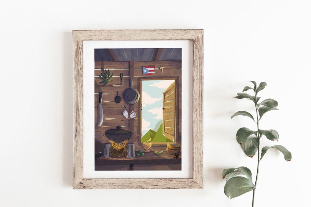Fogon Puertorriqueño, Puerto Rico Wall Art, Puerto Rico Art, Print Art ...