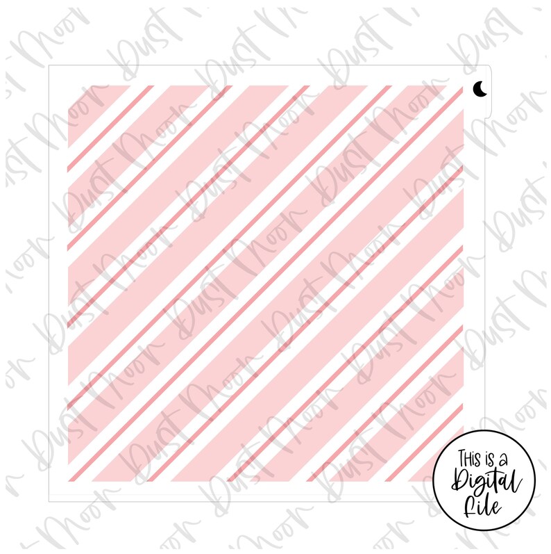 DIGITAL SVG 2-part Fat Diagonal Stripe for Mylar/plastic - Etsy