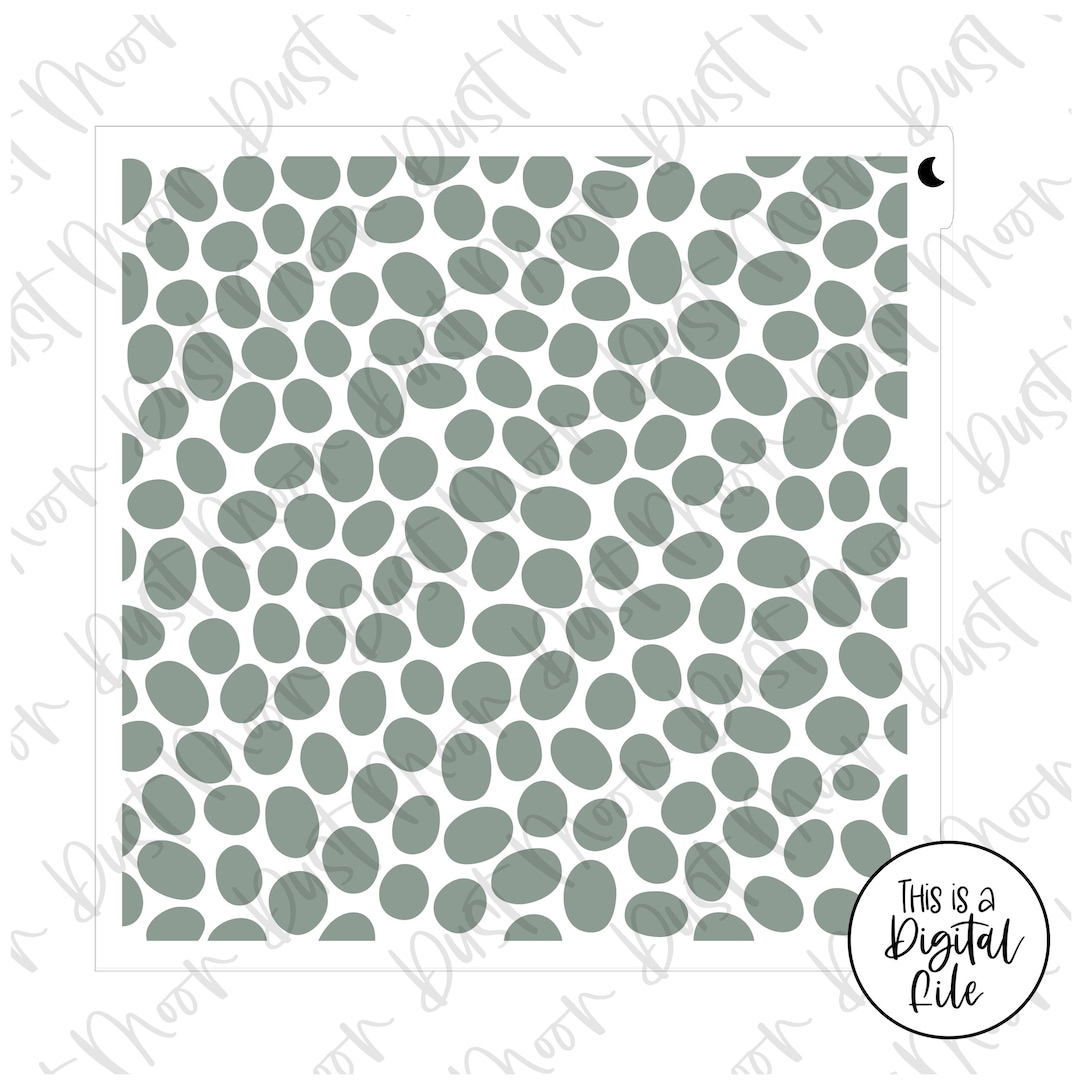 DIGITAL SVG Cobblestone Pattern Stencil Design for - Etsy