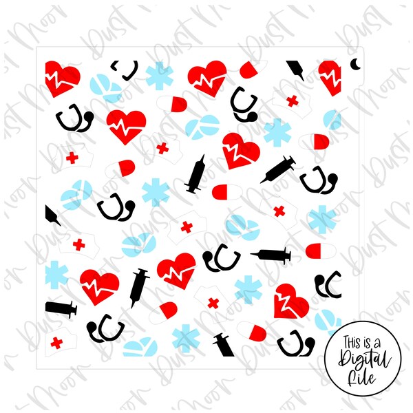 Nurse Stencil - Etsy