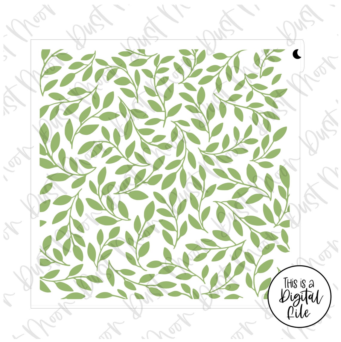 DIGITAL SVG Delicate Foliage Pattern for Mylar/plastic - Etsy