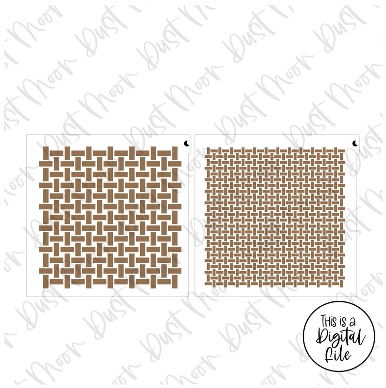 DIGITAL SVG Set Basket Weave large & Small for | Etsy