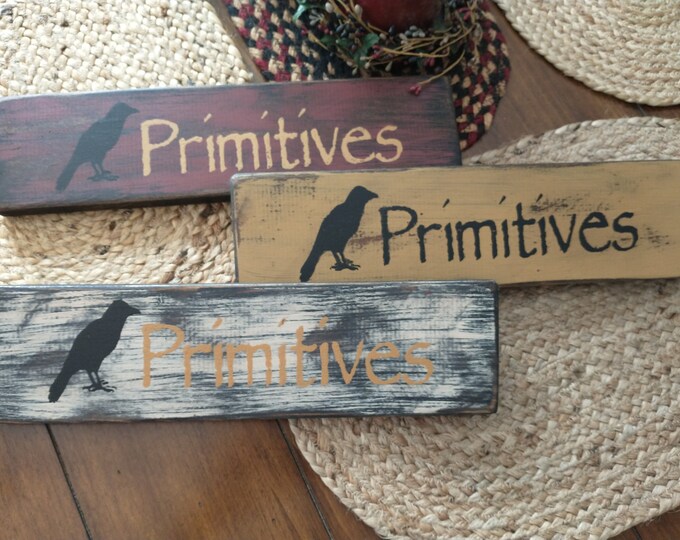 Primitive Wood Sign GRANDCHILDREN Handpainted Country Folkart ...