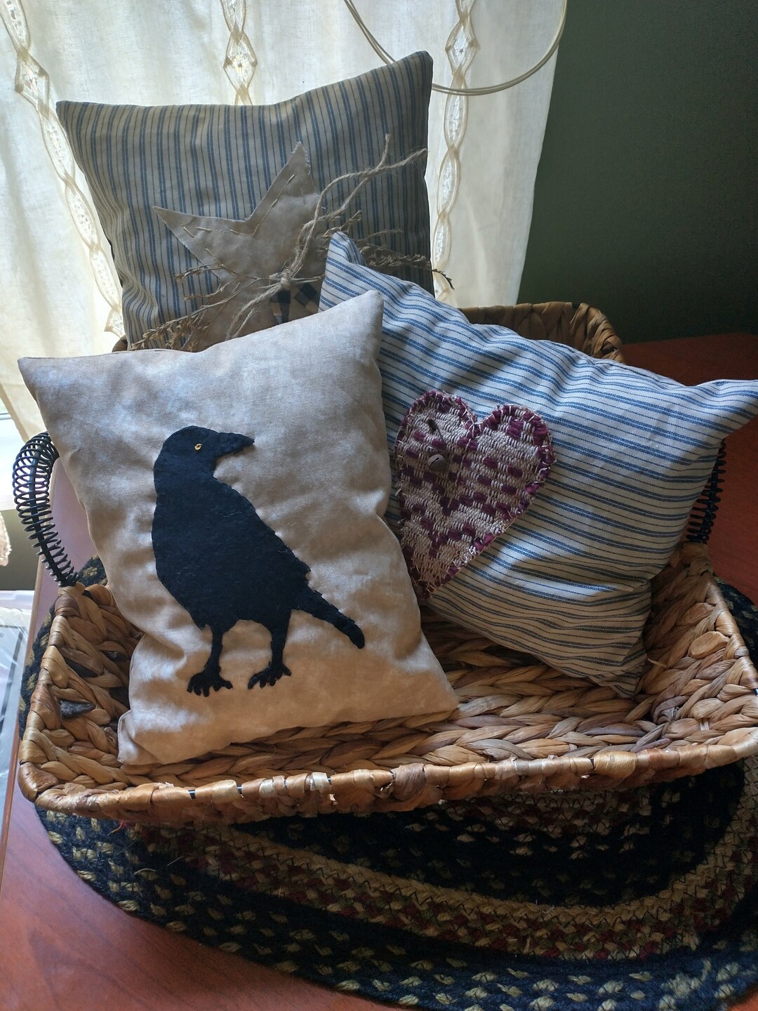 Prim Trio Pillows (individually or 3-piece Set) - Etsy